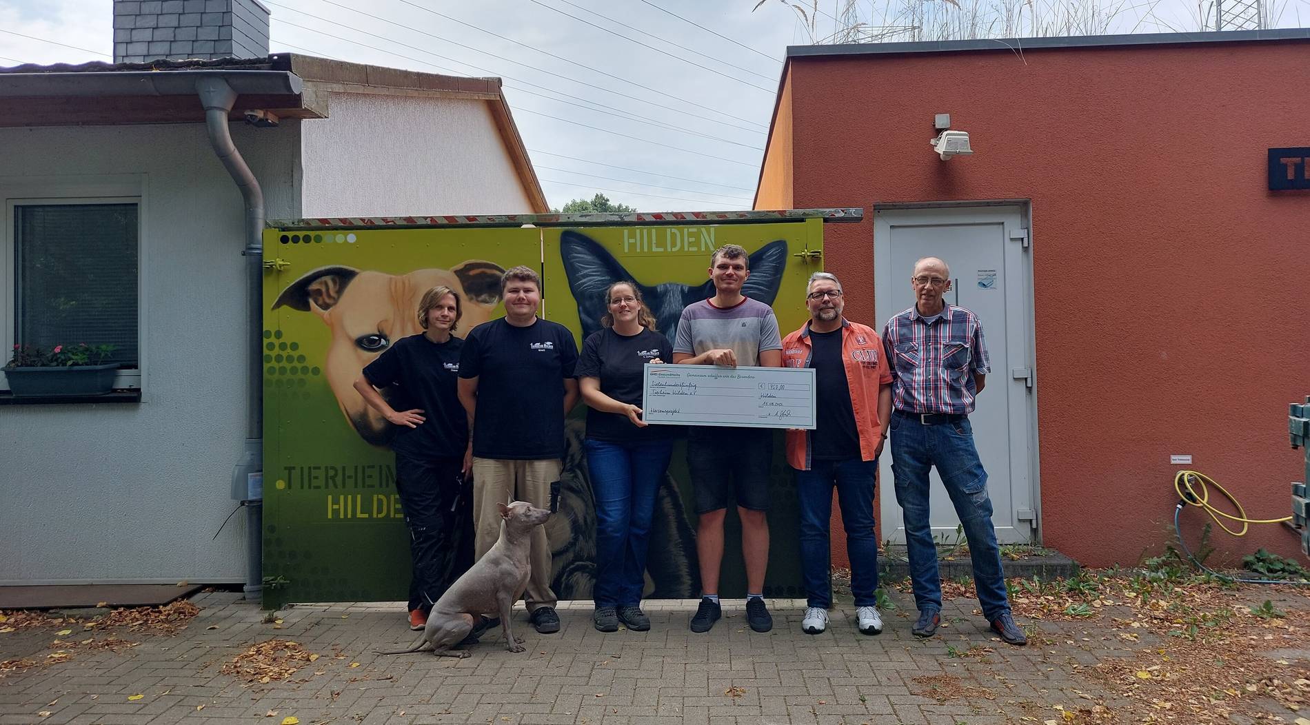 Für den guten Zweck: Tierheim Hilden freut sich über 750 Euro-Spende