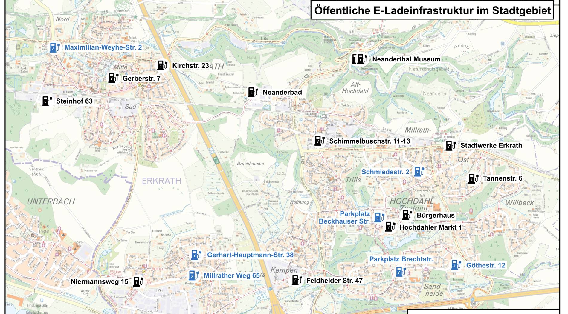 Bis zu 14 neue Ladepunkte sollen bis Ende des Jahres in Betrieb gehen ...