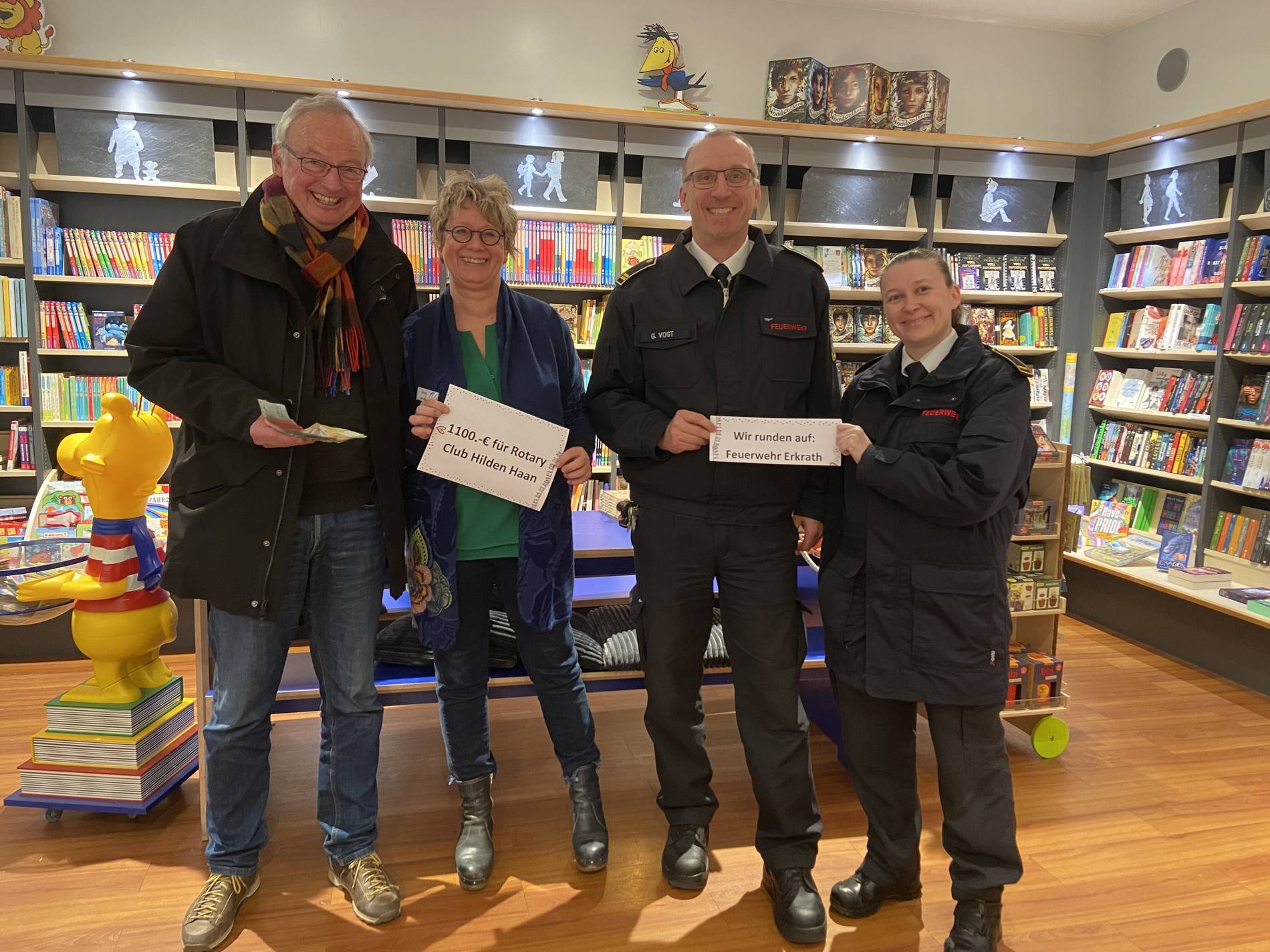 Aufrunden für die Feuerwehr Erkrath